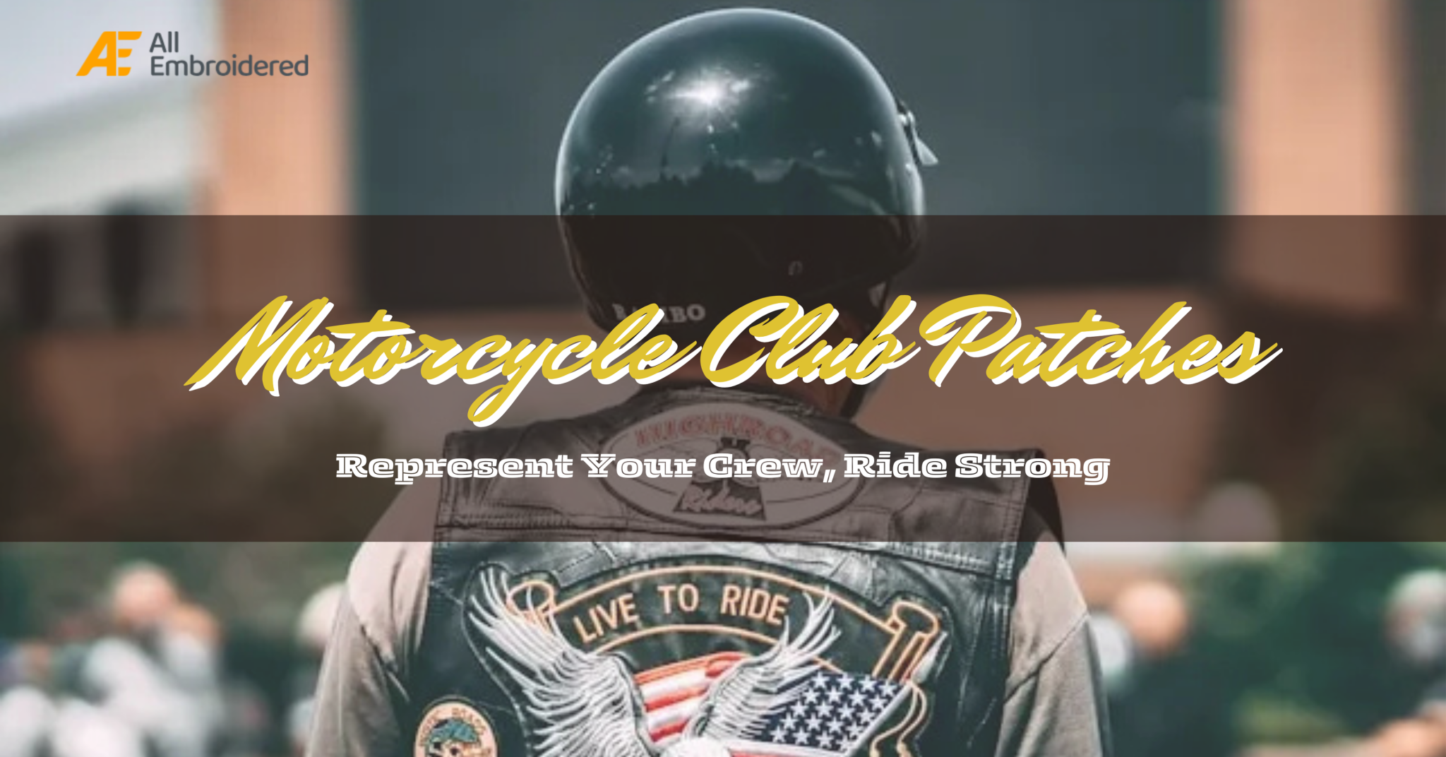 How Motorcycle Club Patches Are Made - All Embroidered