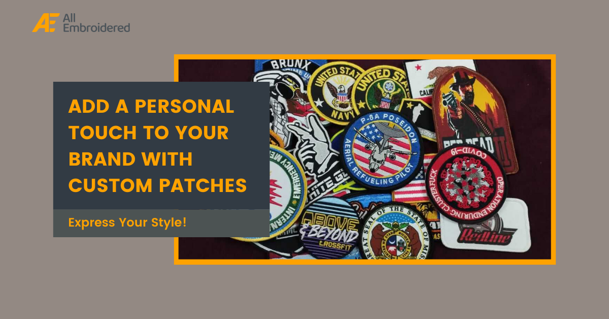 No Minimum Custom Embroidered Patches for Individuals and Small Groups - All Embroidered